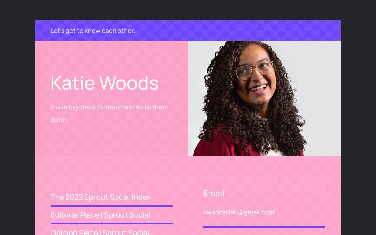 Katie Woods | Portfolio